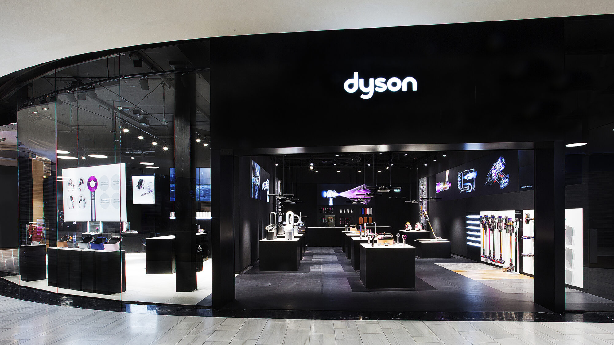 Dyson Popup butik - Conqoria Byggledning Stockholm